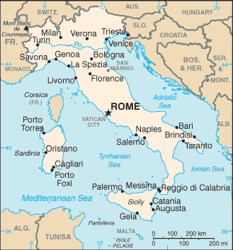 Map Of Italy Map Of Italy